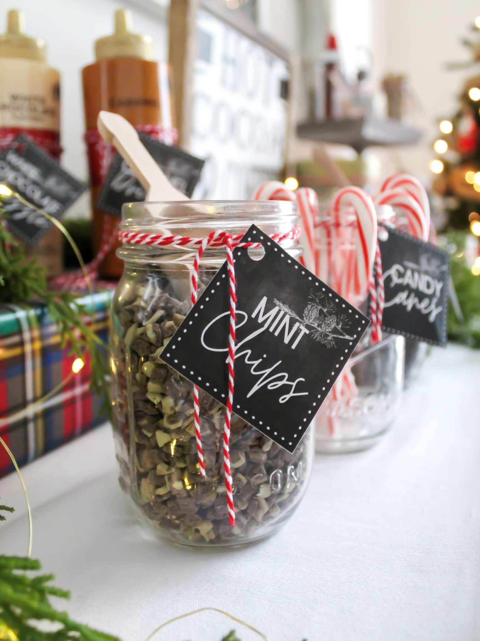 Your Guide To The Coziest Christmas Cocoa Bar (+ Free Printable Tags ...