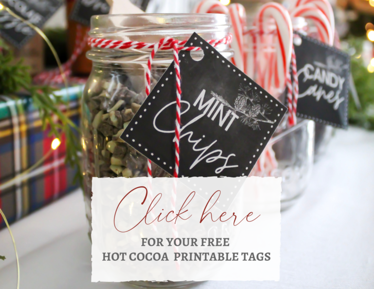 Cozy Hot Cocoa Bar And Printable Tags - Midwest Life and Style Blog