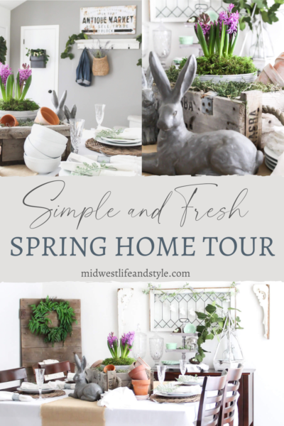 Simple And Fresh Spring Home Tour - Midwest Life and Style Blog