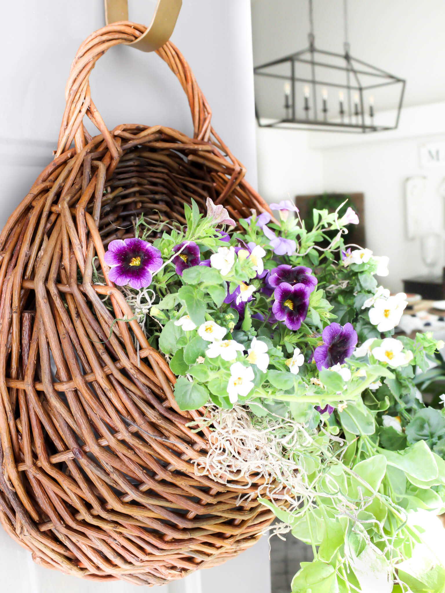Simple DIY Spring Door Basket Midwest Life and Style Blog