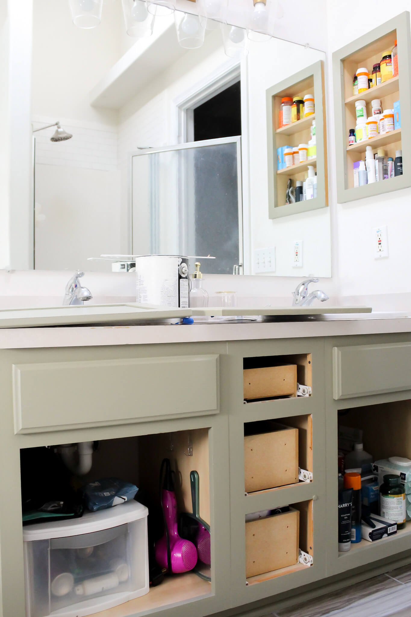 Easy DIY Bathroom Vanity Makeover - Midwest Life and Style Blog