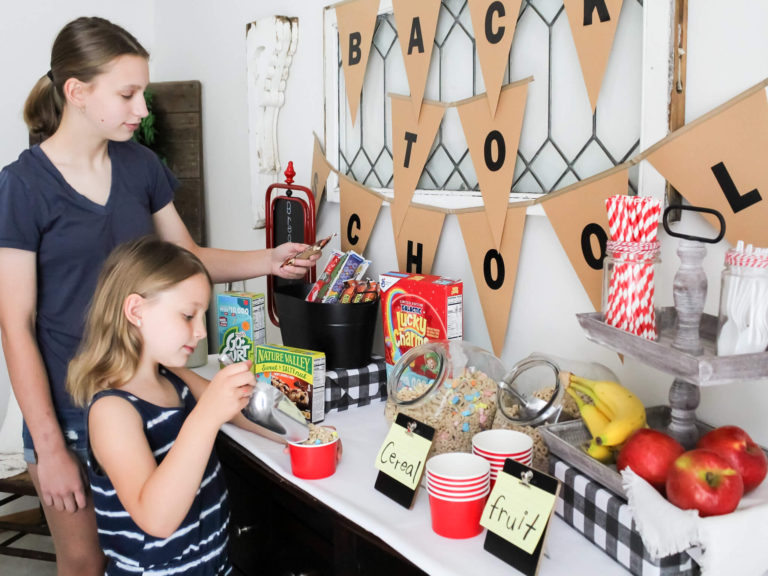 Back To School Breakfast Bar - Midwest Life and Style Blog