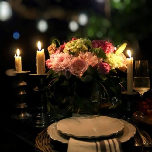 How To Style A Romantic Outdoor Table for Two - Midwest Life and Style Blog