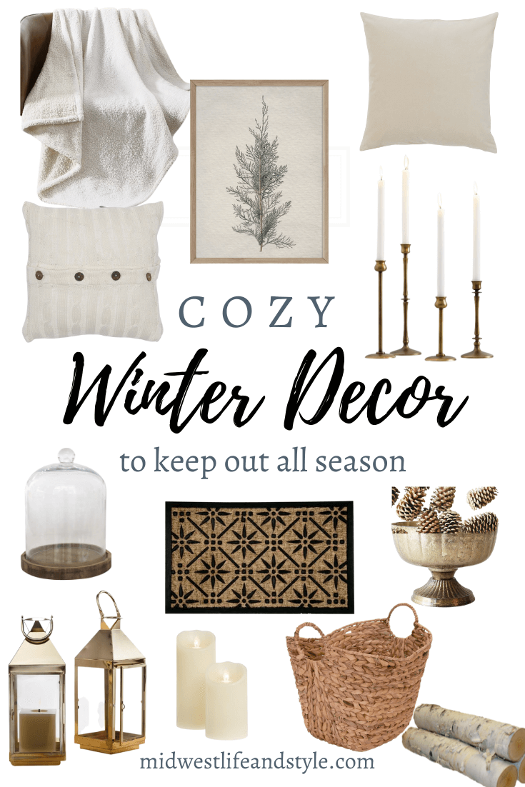 Winter Decor You Can Keep Out All Season Long - Midwest Life and Style Blog