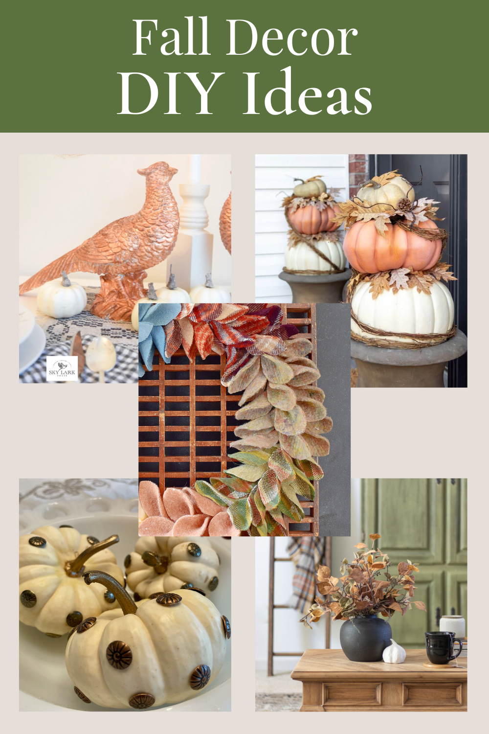 How to Make a Stacked Pumpkin Topiary - Midwest Life and Style Blog