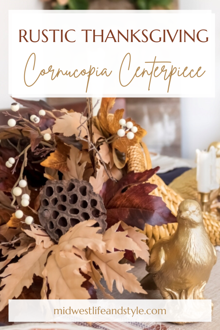 How to Create a Thanksgiving Cornucopia Centerpiece - Midwest Life and ...