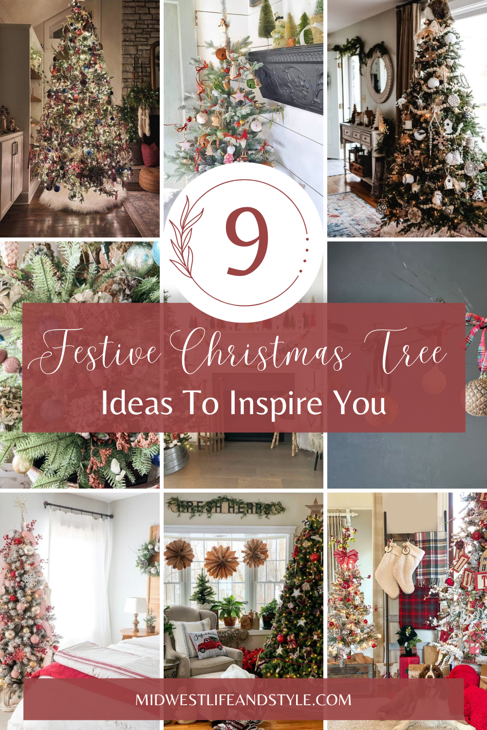 9 Simple And Festive Christmas Tree Ideas - Midwest Life and Style Blog