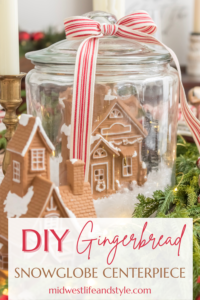 How To Make A Gingerbread Snow Globe Centerpiece - Midwest Life and ...