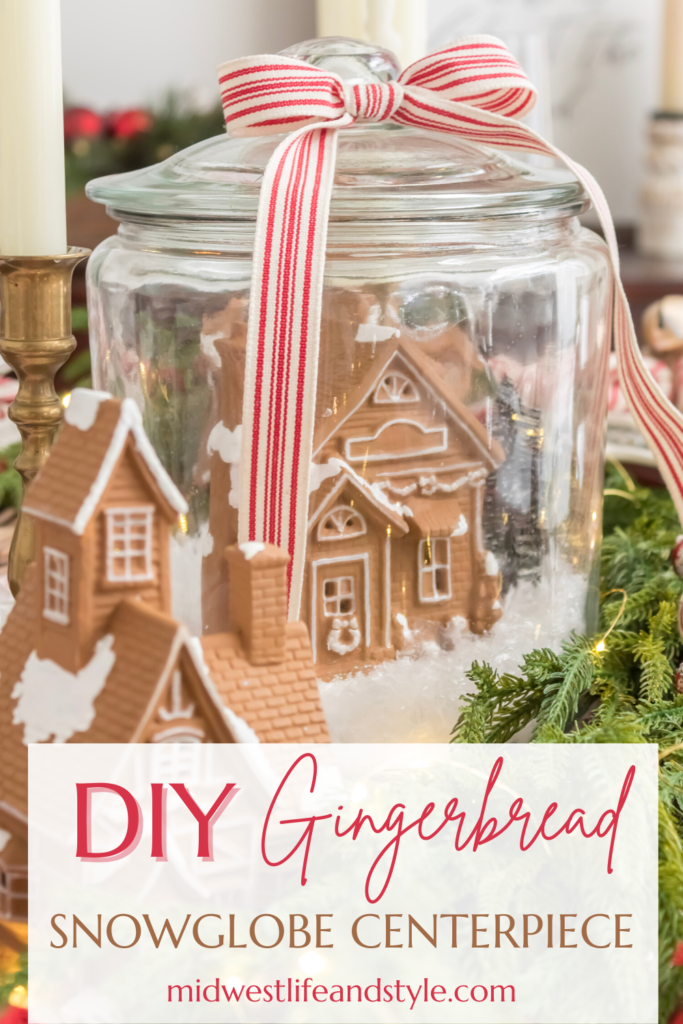 How To Make A Gingerbread Snow Globe Centerpiece - Midwest Life and ...