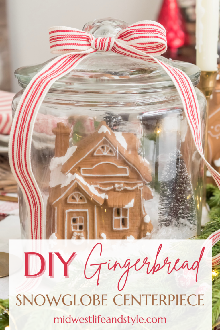 How To Make A Gingerbread Snow Globe Centerpiece - Midwest Life and ...