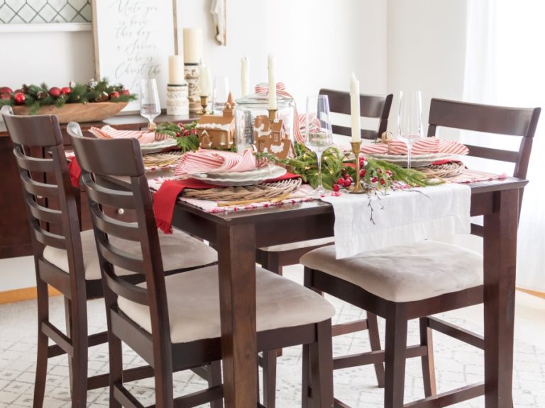 How to Style a Whimsical Gingerbread Holiday Tablescape - Midwest Life ...