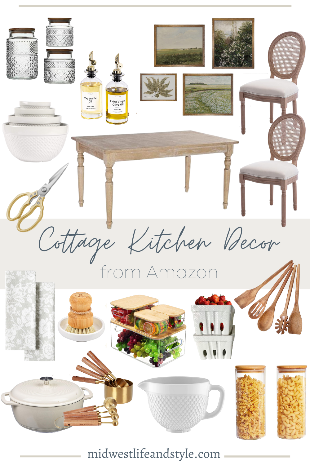 Charming Vintage-Inspired Cottage Kitchen Decor - Midwest Life and ...