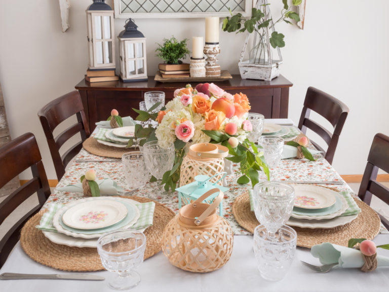 Peach Perfection: How To Style A Stunning Summer Tablescape - Midwest ...