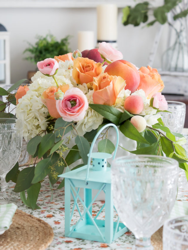 Peach Perfection: How To Style A Stunning Summer Tablescape - Midwest ...