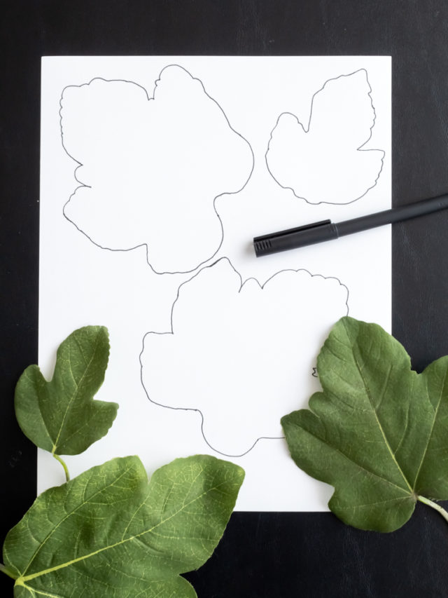 How to Make a Fall Book Page Leaf Garland - Midwest Life and Style Blog