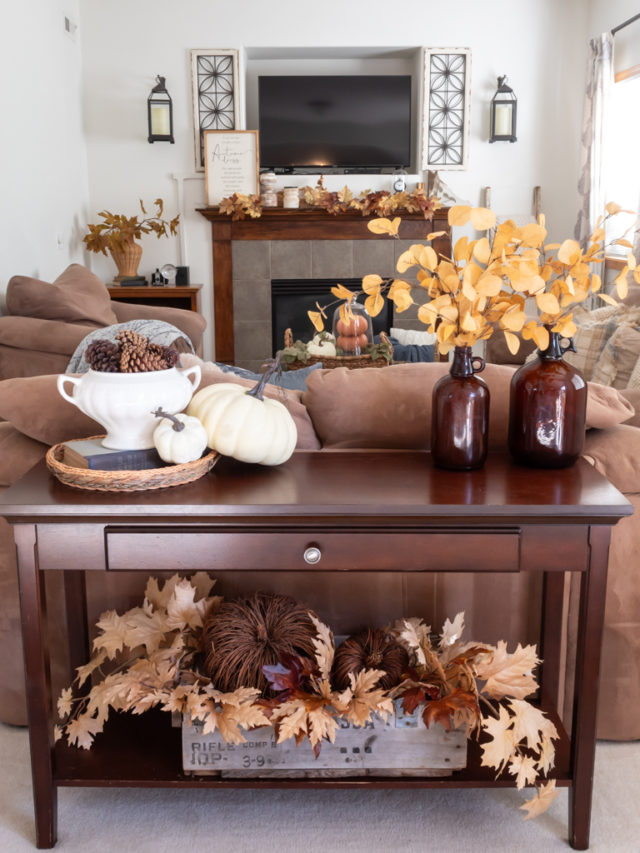 Easy Rustic Fall Decor Ideas for the Living Room and Bedroom - Midwest ...