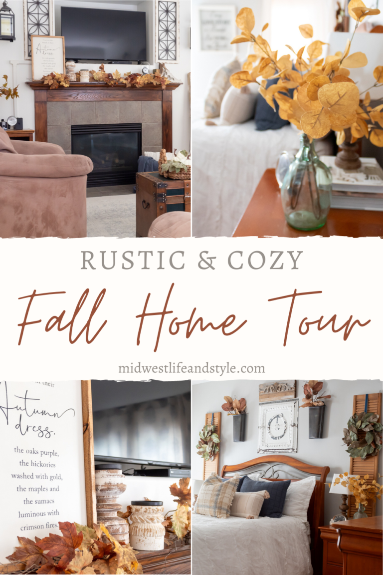 Easy Rustic Fall Decor Ideas for the Living Room and Bedroom - Midwest ...