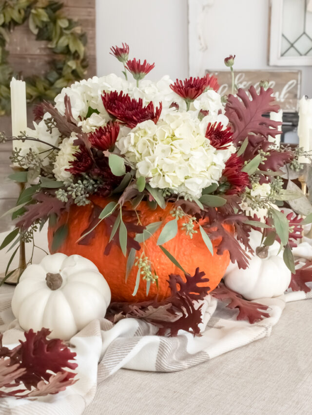 How to Make a Stacked Pumpkin Topiary - Midwest Life and Style Blog