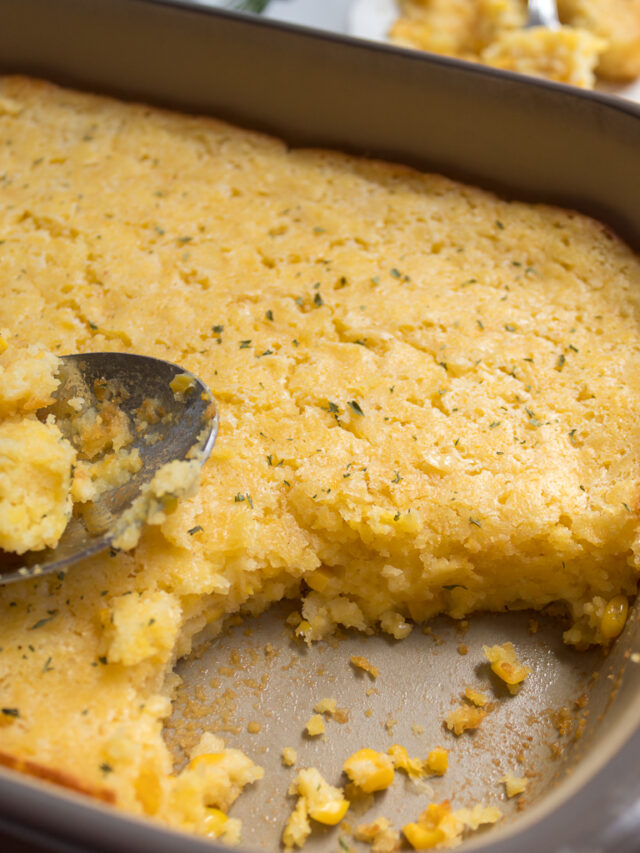 Easy Baked Corn Pudding (The Perfect Thanksgiving Side Dish) - Midwest ...