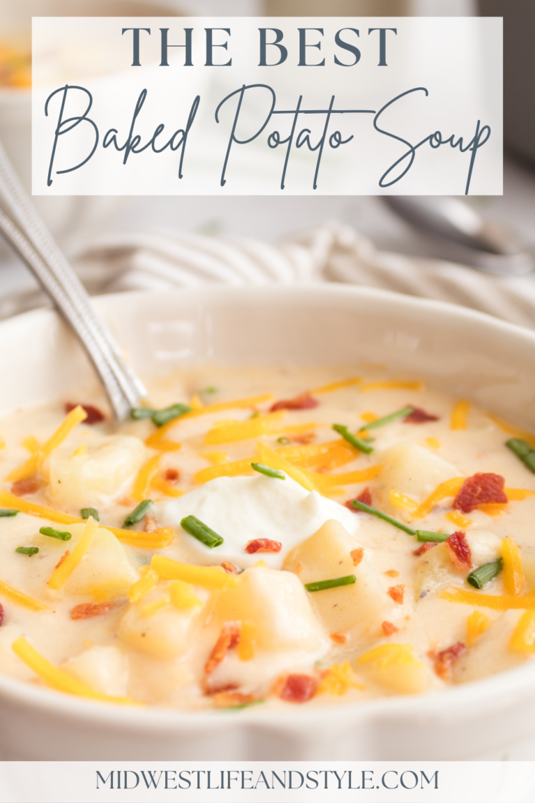The Best Baked Potato Soup You'll Ever Make - Midwest Life and Style Blog