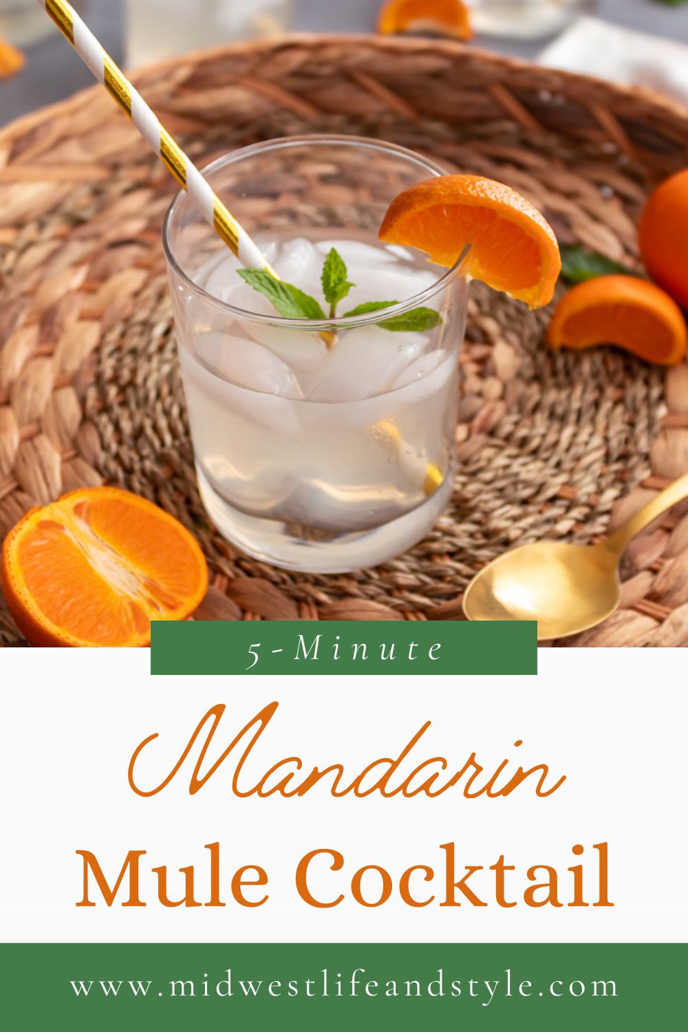 Simple and Refreshing Mandarin Mule Cocktail - Midwest Life and Style Blog