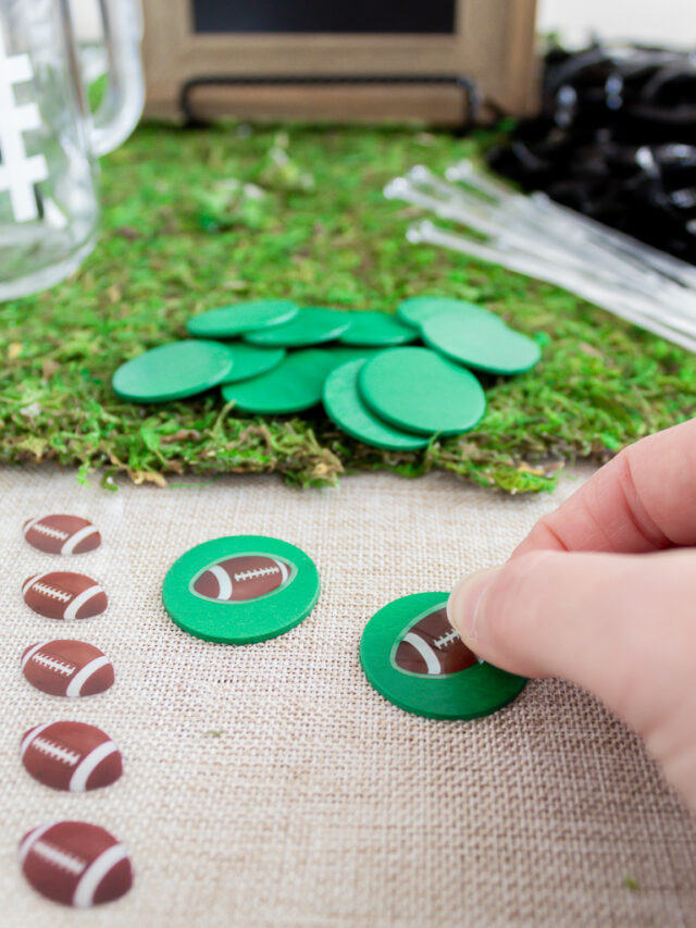 How to Make Fun Football Drink Stir Sticks - Midwest Life and Style Blog