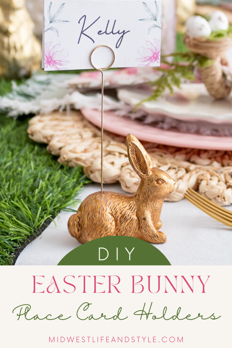 Easy Easter Table Decor: DIY Bunny Place Card Holders - Midwest Life ...