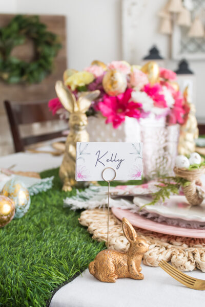 Easy Easter Table Decor: DIY Bunny Place Card Holders - Midwest Life ...