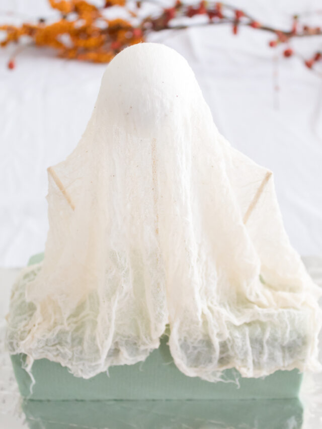 How to Make a DIY Ghost Under a Cloche for a Hauntingly Fun Halloween ...