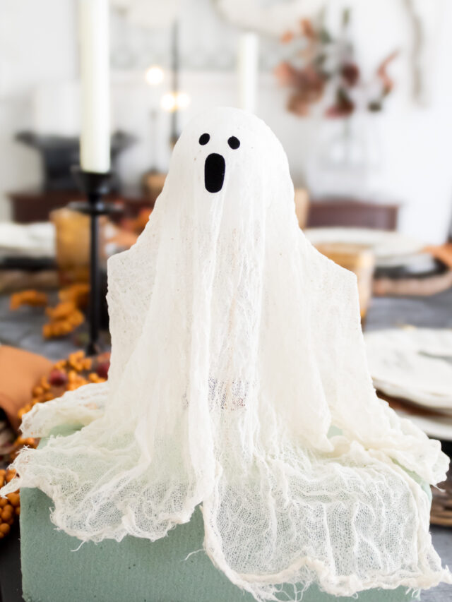How to Make a DIY Ghost Under a Cloche for a Hauntingly Fun Halloween ...